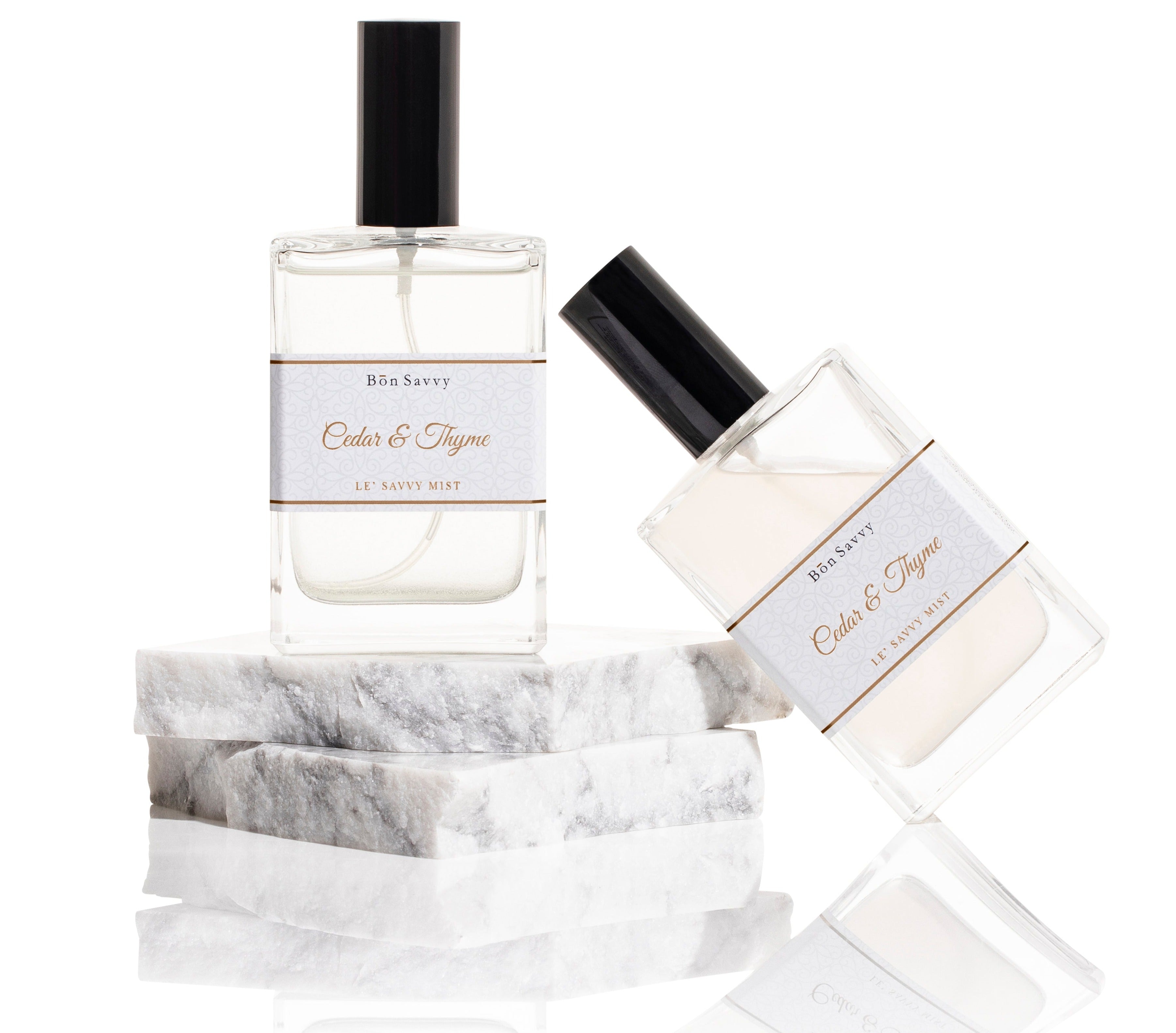 Cedar & Thyme (100ml) - Natural Fragrance & Wool Spray – Bon Savvy